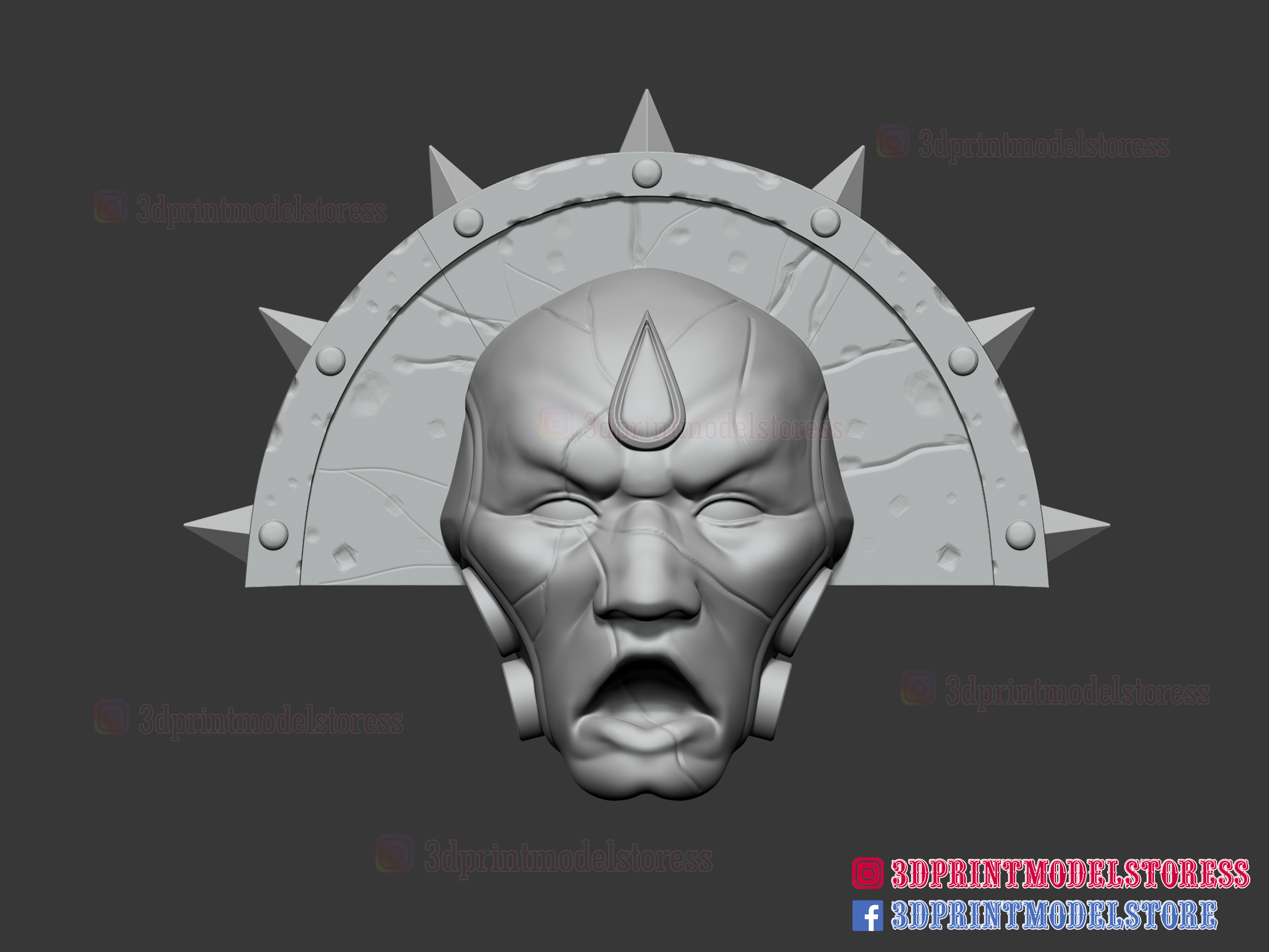 ⚔ Warhammer 40K Mask Cosplay - Halloween Helmet Costume - Comic con ...