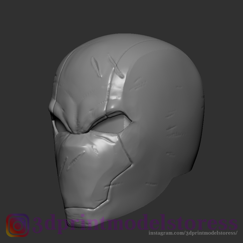 🪖 Red Hood Rebirth Helmet - Red Hood Mask Jason Todd Superhero STL File ...