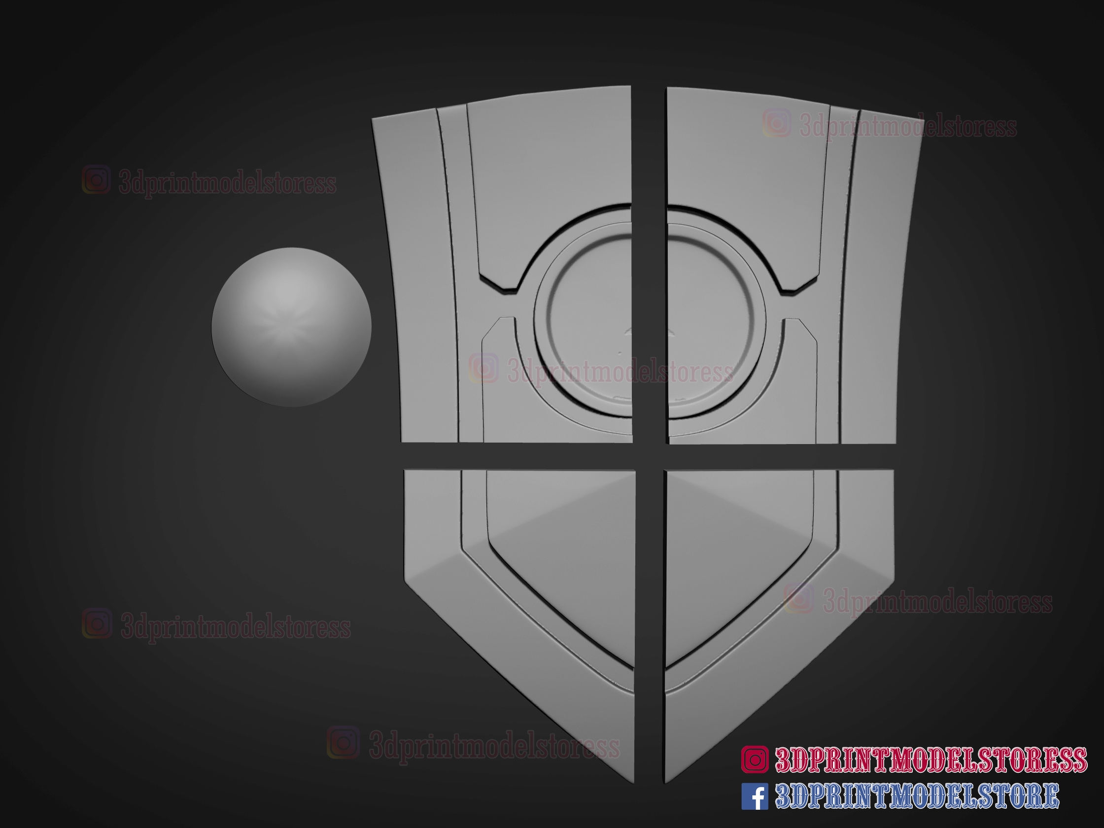 🛡️ The Rising of the Shield - Cosplay Hero Shield・ 3D File for ・Cults