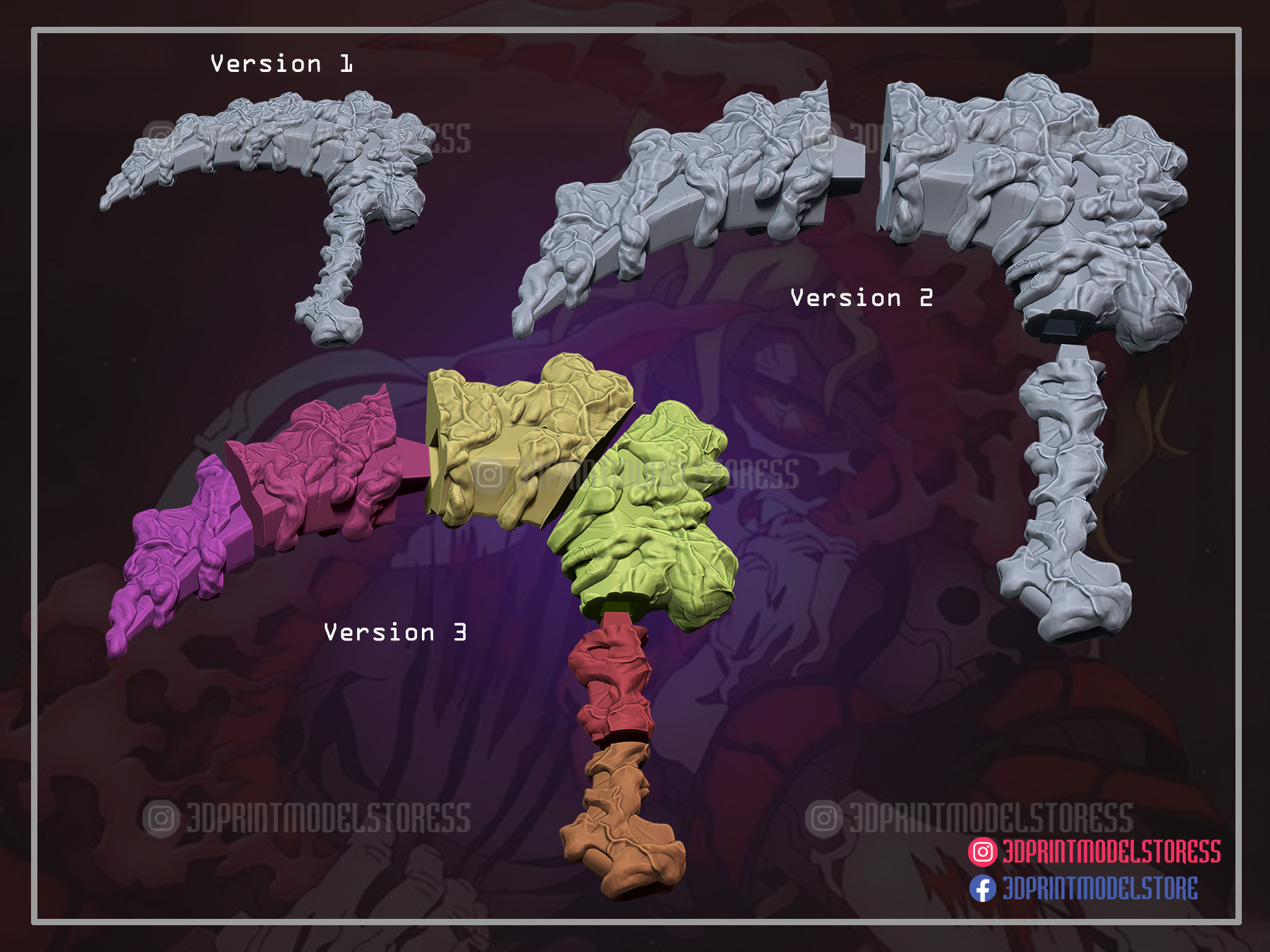 🔫 Demon Slayer - Kimetsu no Yaiba - Arma Gyutaro - ANIME - MANGA ...