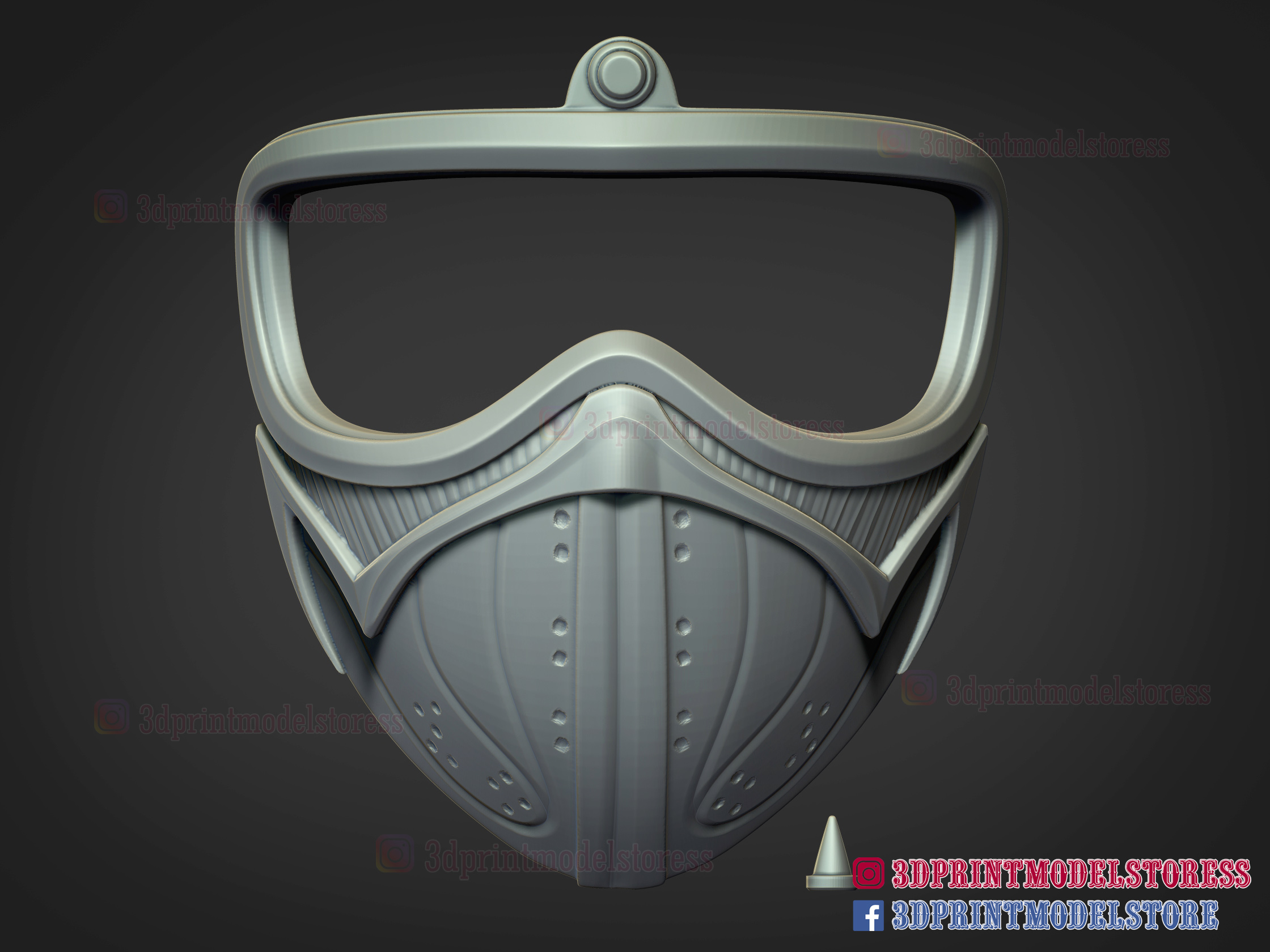 3D file Watch Dogs Mask - Marcus Holloway Cosplay Halloween ⌚ ・3D ...