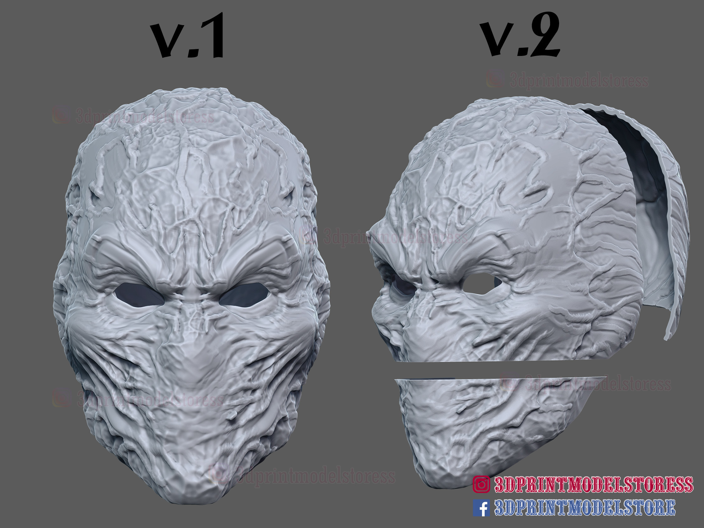 🪖 Spawn Helmet - Spawn Movie - Halloween Cosplay Mask・ 3D File for ・Cults