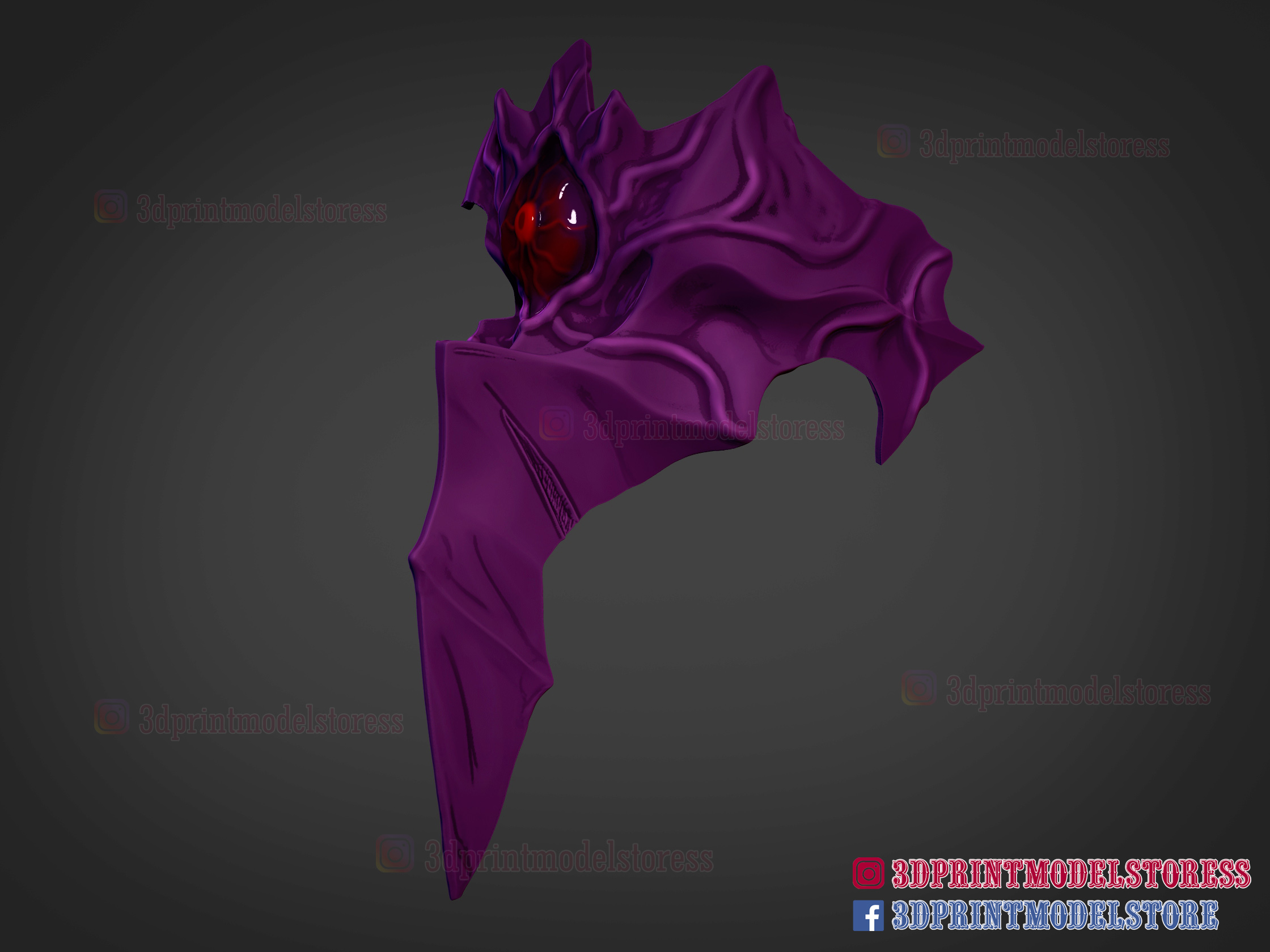 3D 文件 Tokyo Ghoul Kaneki Ken Mask - Anime Cosplay Halloween 🗼 ・可下载 3D ...