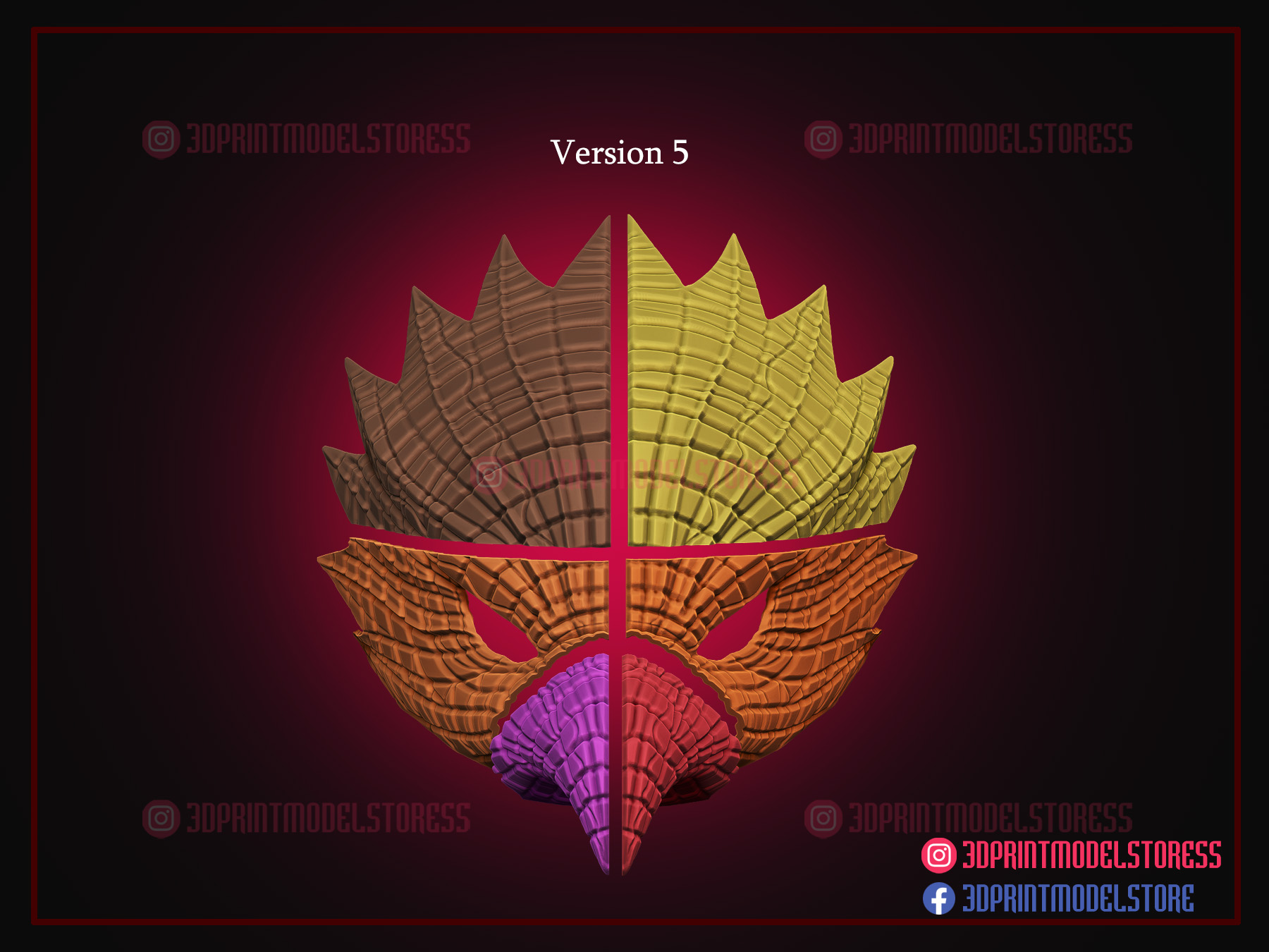 3D file Squid Game Mask - Eagle Vip Mask for Cosplay 🦑 ・3D printer ...