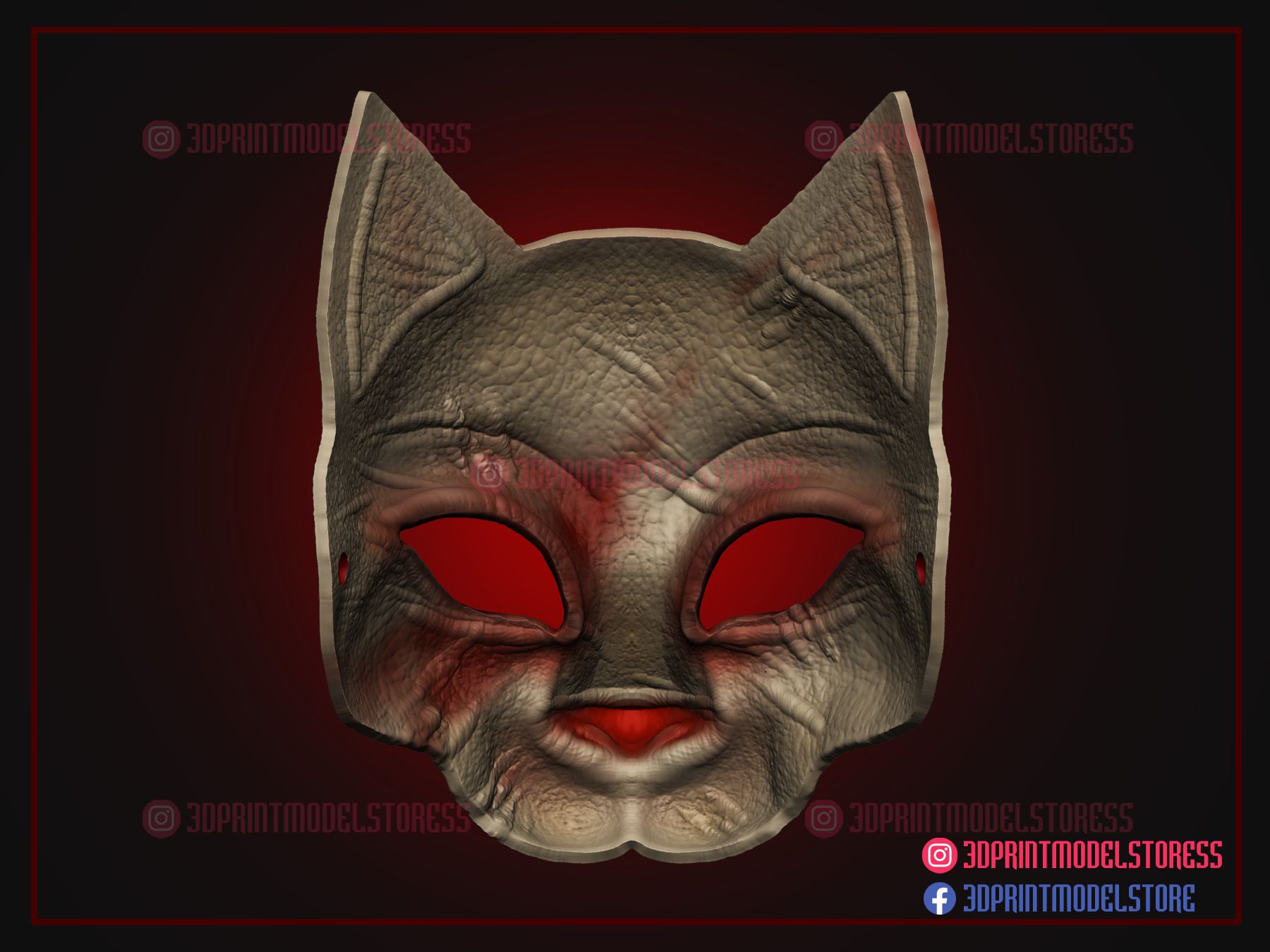 😵 Dead by Daylight - Huntress Cat Mask - Halloween Cosplay Mask ...
