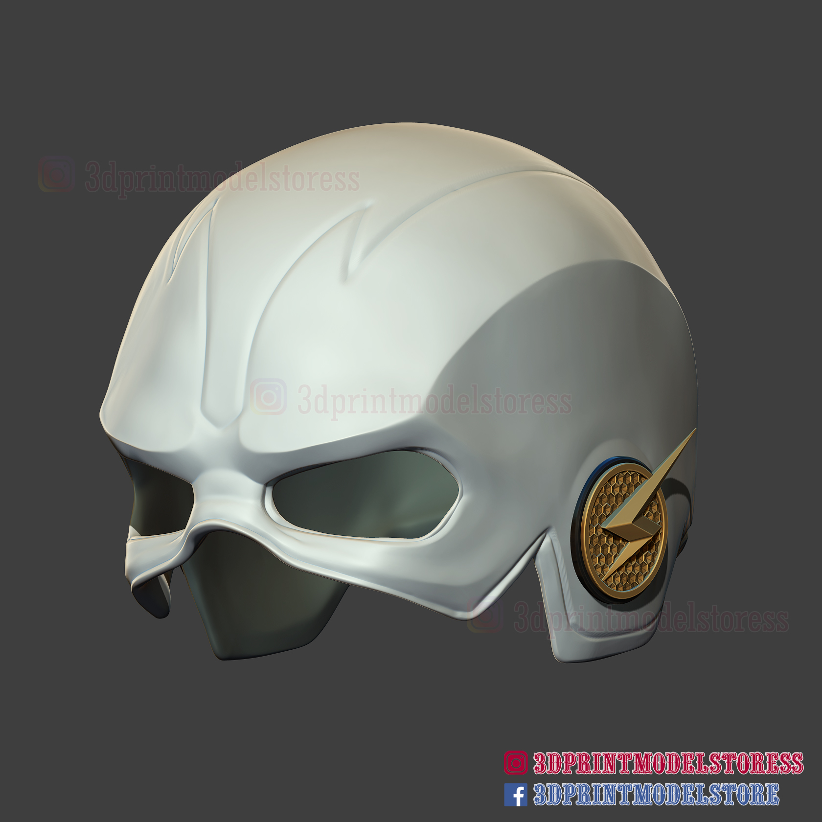🪖 The Flash Helmet Season 5 - DC Comic Cosplay・ 3D File for ・Cults