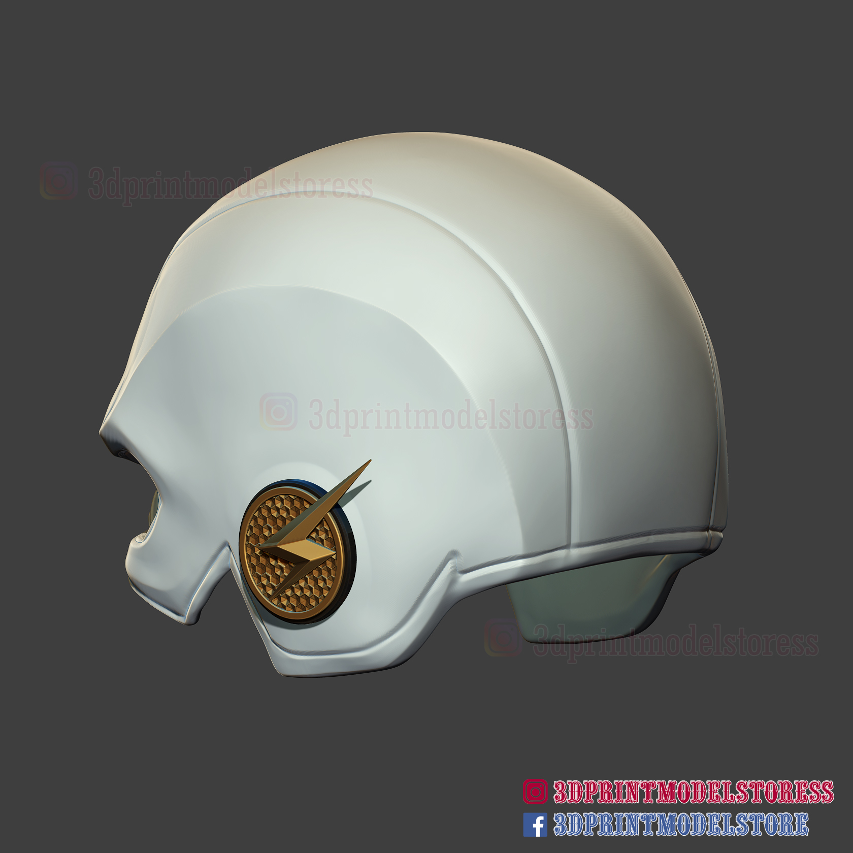 🪖 The Flash Helmet Season 5 - DC Comic Cosplay・ 3D File for ・Cults