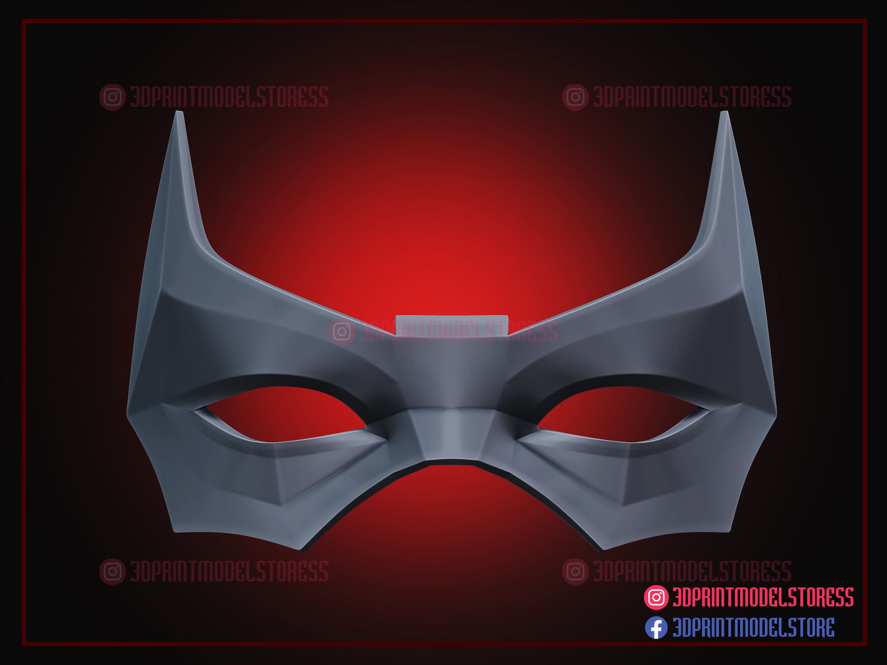 🎲 Robin Titans Mask - Titans TV Series Cosplay・ 3D File for ・Cults