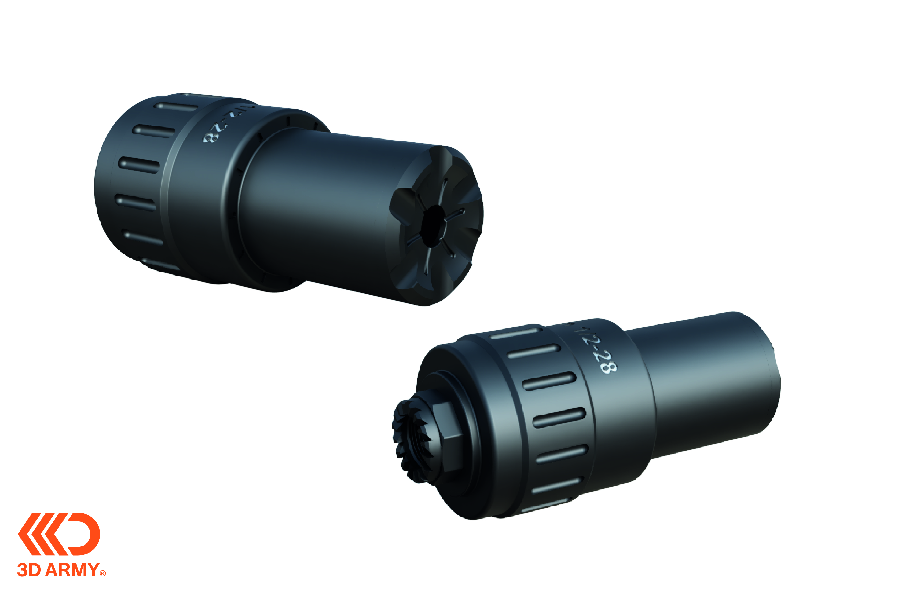 STL 文件 AIRSOFT SUPRESSOR 30 | DELTA-TEK INSPIRED 🔫 ・可下载 3D 打印模板・Cults