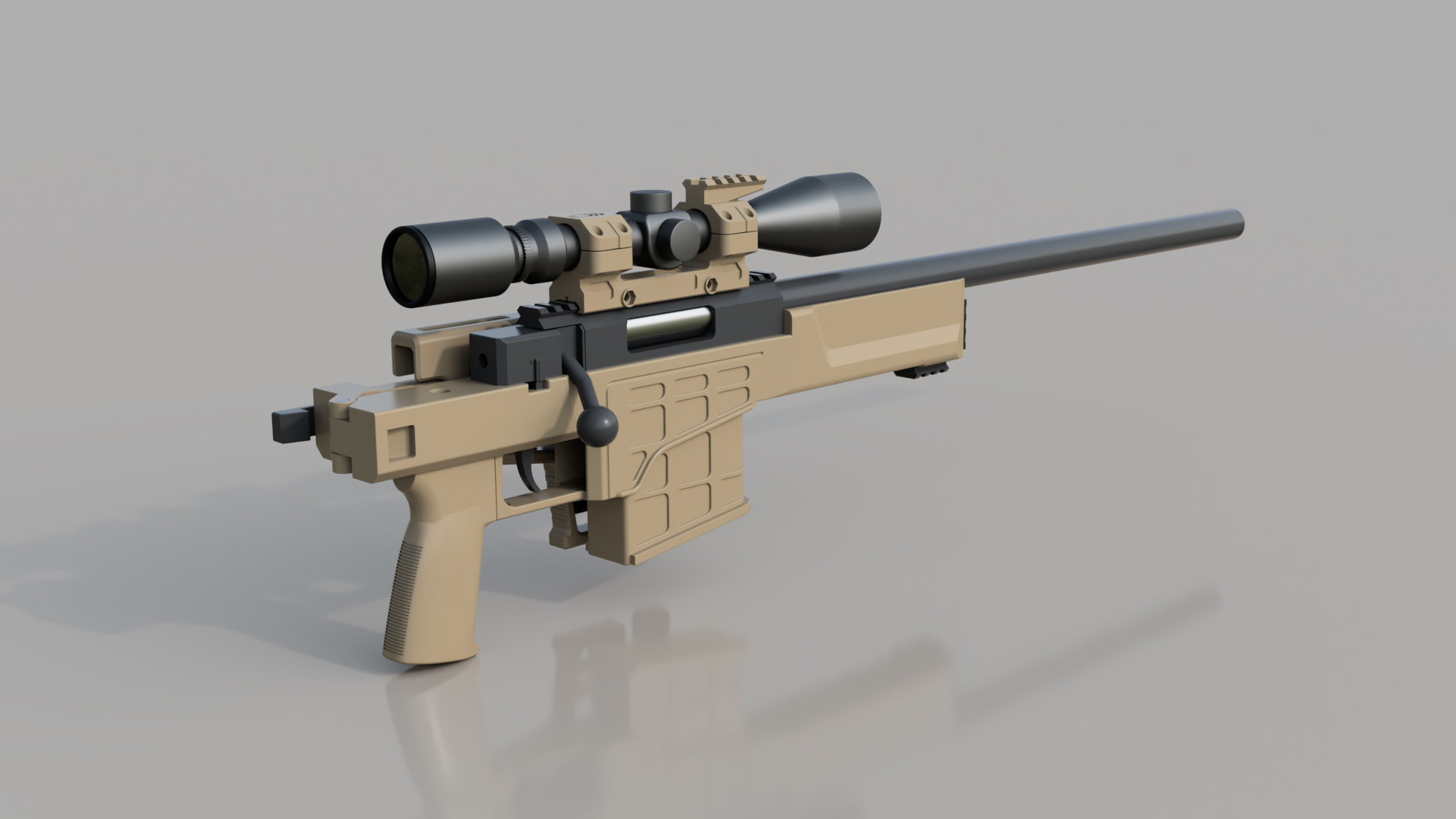 STL file L96 BODY KIT | MOD. 4 🔫 ・3D print object to download・Cults