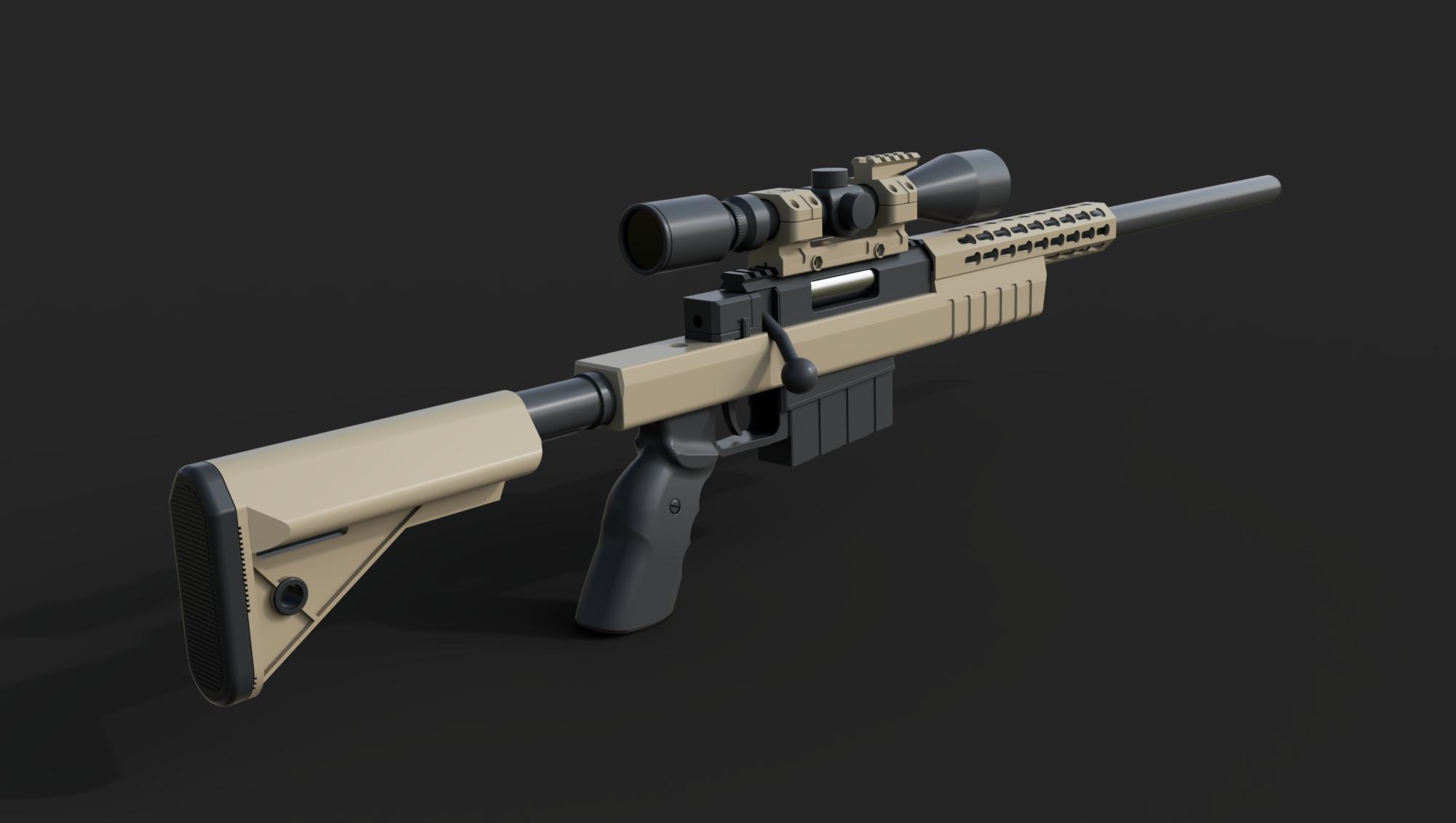 🔫 L96 BODY KIT | MOD. 3・ STL File for ・Cults