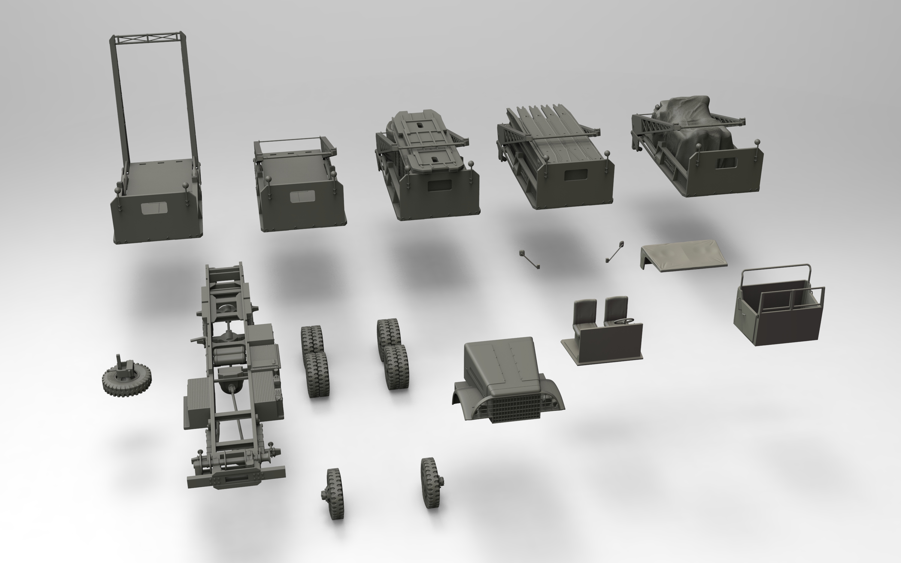 STL file Brockway B666 Bridge Erecting 🌉 ・3D printing template to ...