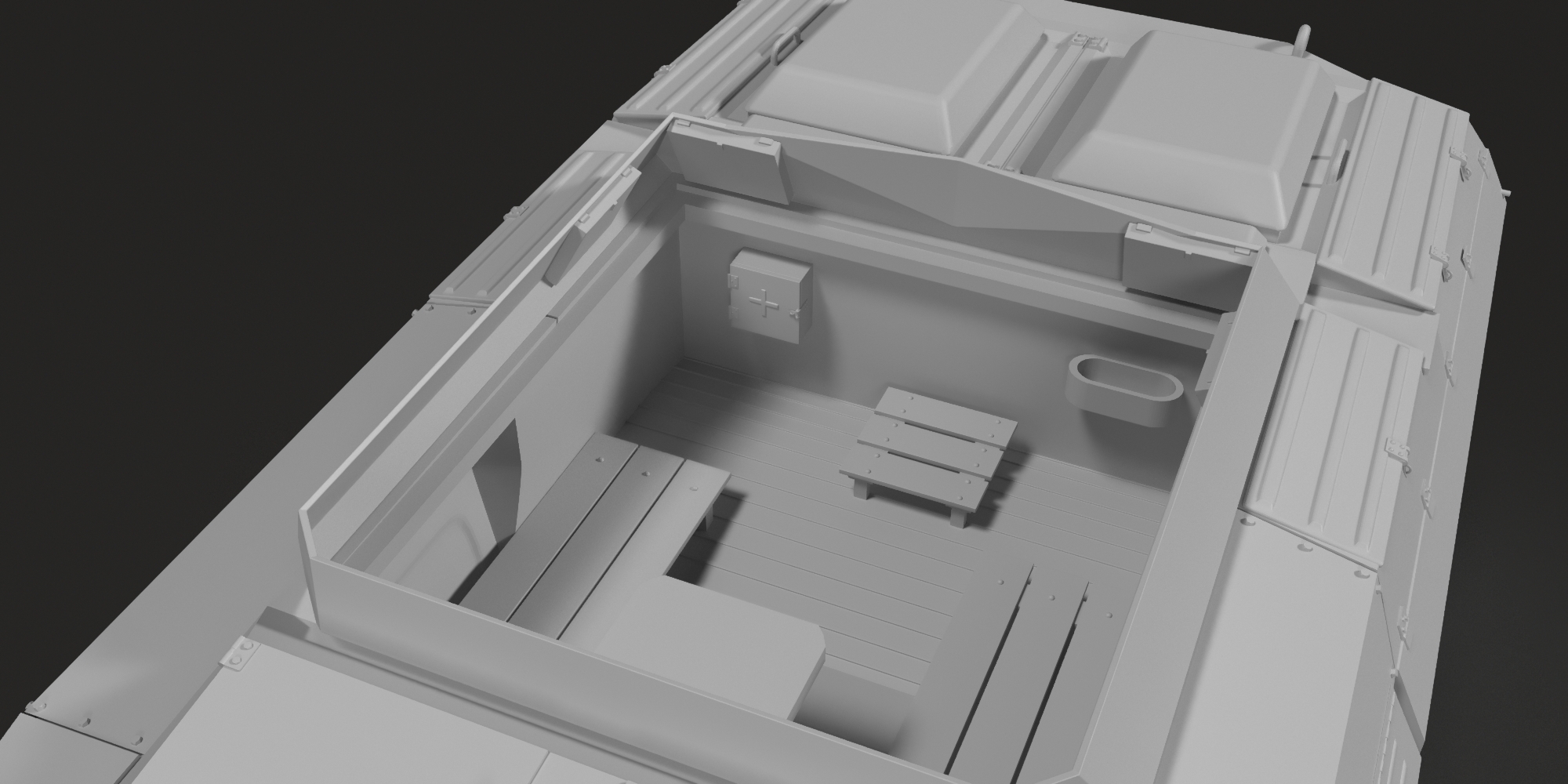 🚗 M20 light armoured car・ STL File for ・Cults
