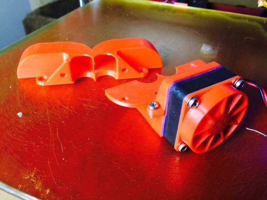 🔧 Barrel cooling duct for MendelMax 2 & JD Duallie Belt Driven Extruder ...