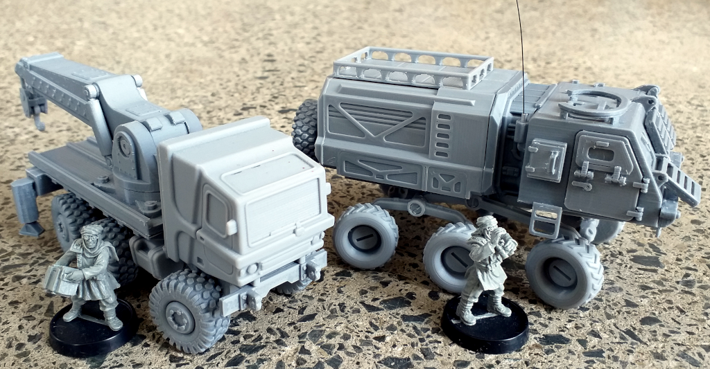 3D file Armored Recovery Vehicle - 28mm 🪖 ・3D print design to download ...