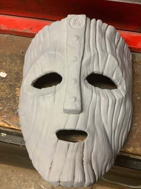 3D printed Loki mask from the movie "The Mask"・Cults