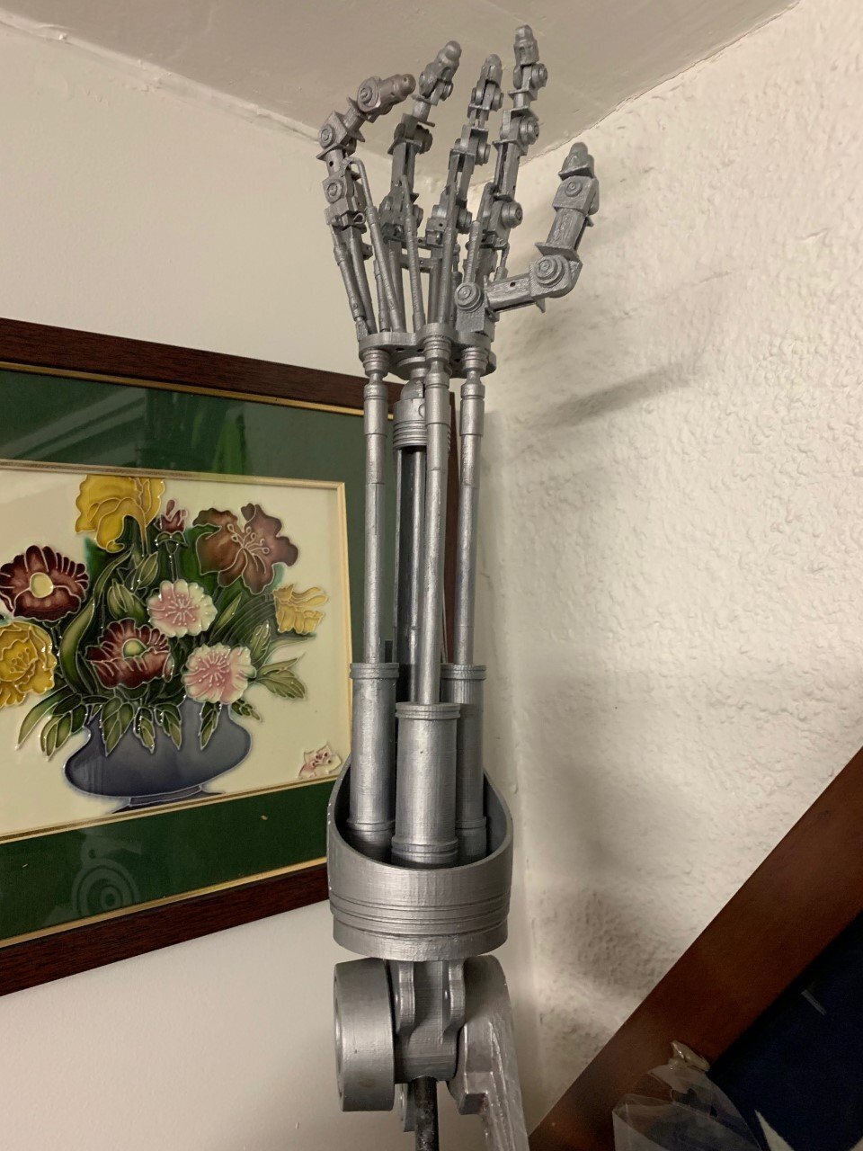 3D printed DIY Life-Size Terminator Arm Lamp・Cults