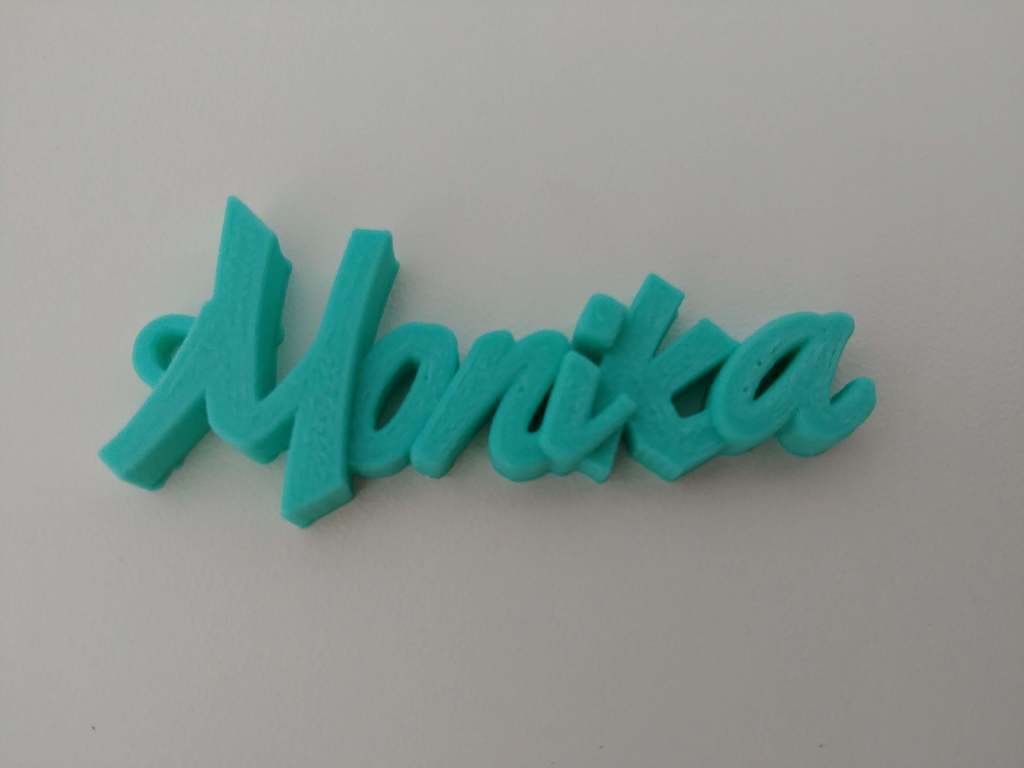 Free 3D file Monika keychain 🗝️ ・3D printer model to download・Cults
