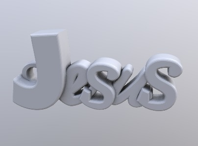Archivo 3D gratuito Llavero Jesús (sin tilde) ️ ・Design para impresora ...