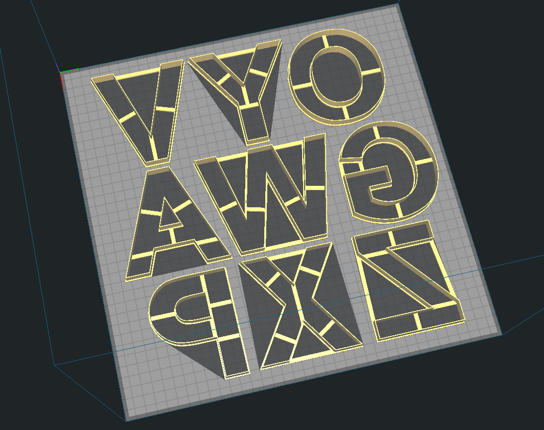 STL file Alphabet - Alphabet - 10cm 🍪・3D printable model to download・Cults
