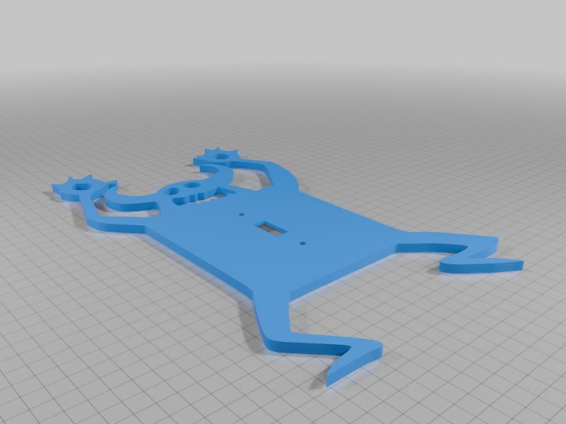 👹 Die "90s Grungy Monster" Dual-Gang Schalterplatte - 3D-Druckbare ...