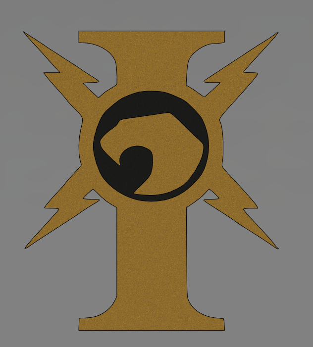 ⚔ warhammer 40k custodes icon・Free STL File for ・Cults