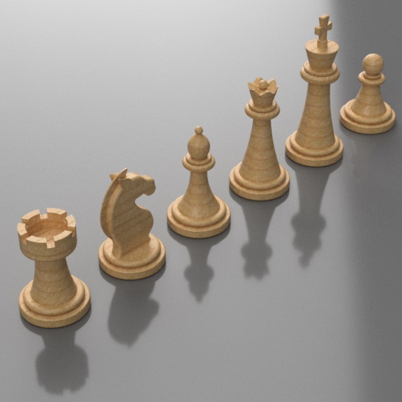 STL file 3D Chess Pieces ♟️ ・Template to download and 3D print・Cults