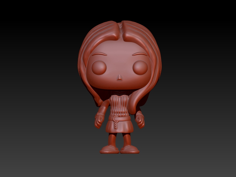 Archivo STL FUNKO POP CHICA 👽 ・Modelo para descargar y imprimir en 3D・Cults