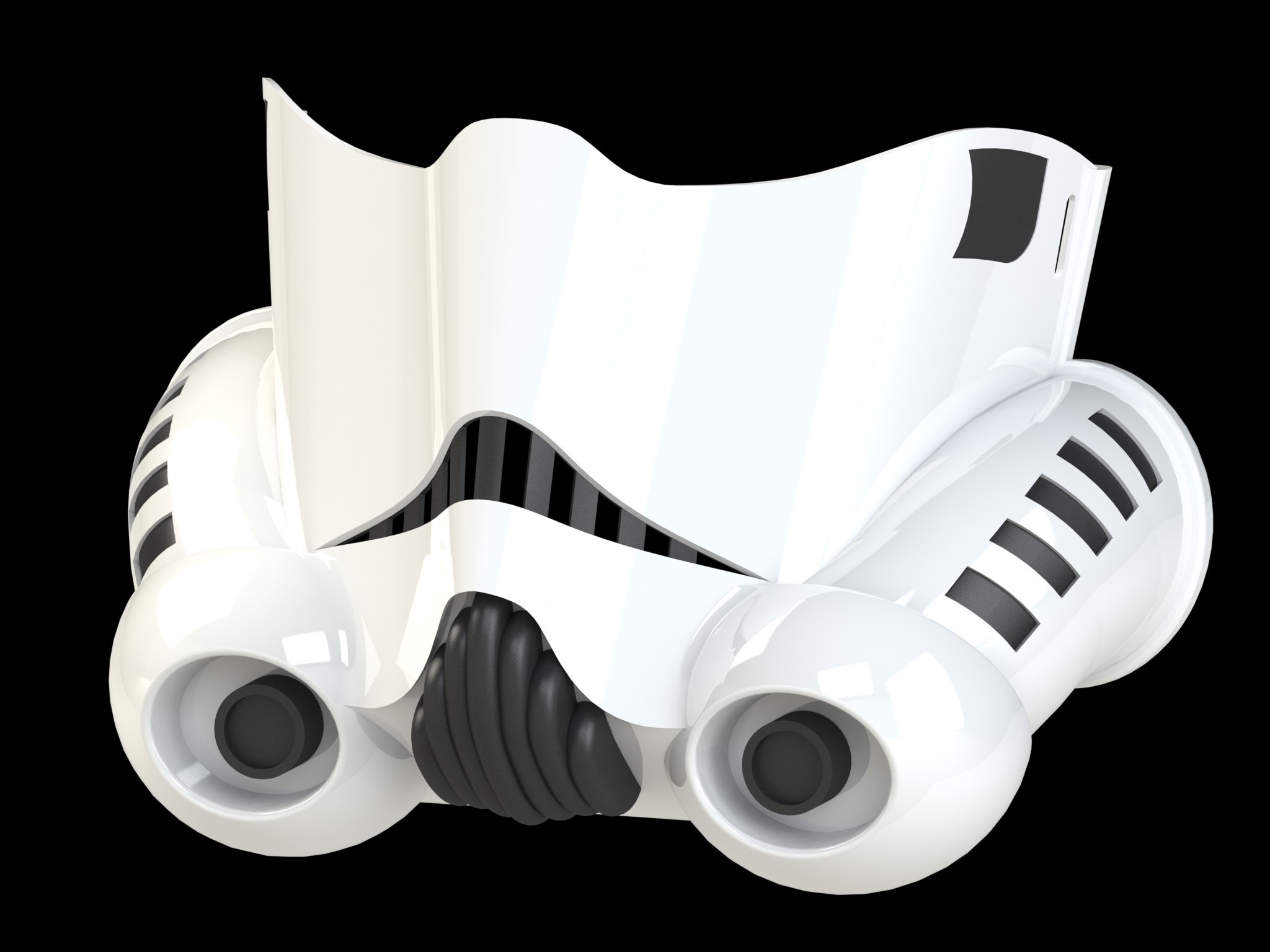 🫡 Stormtrooper Face Mask・ STL File for ・Cults