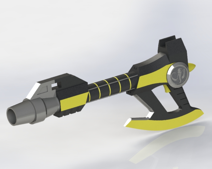 🔫 MMPR Power Blaster - 5 Weapons・ 3D File for ・Cults