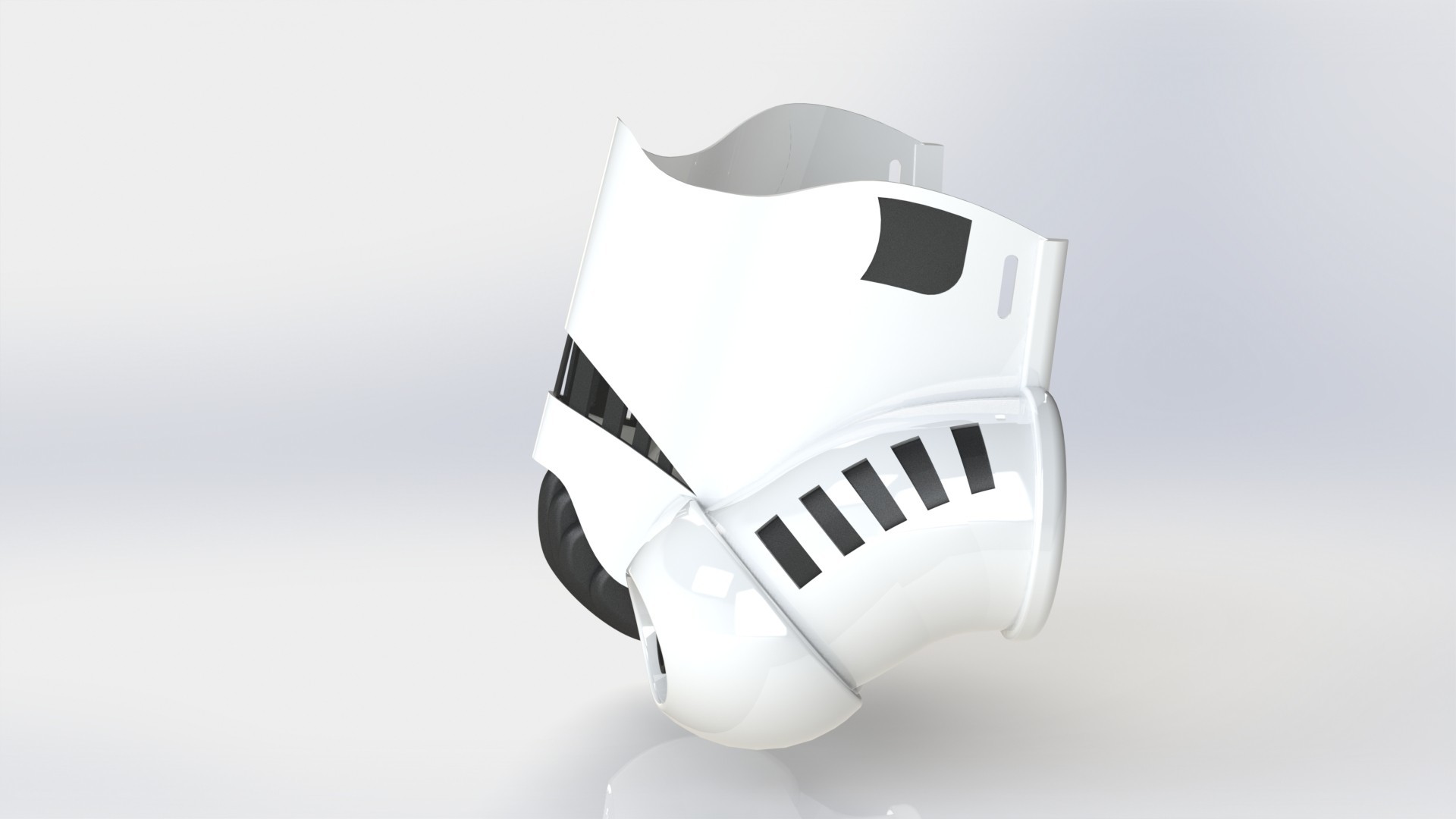 🫡 Stormtrooper Face Mask・ STL File for ・Cults