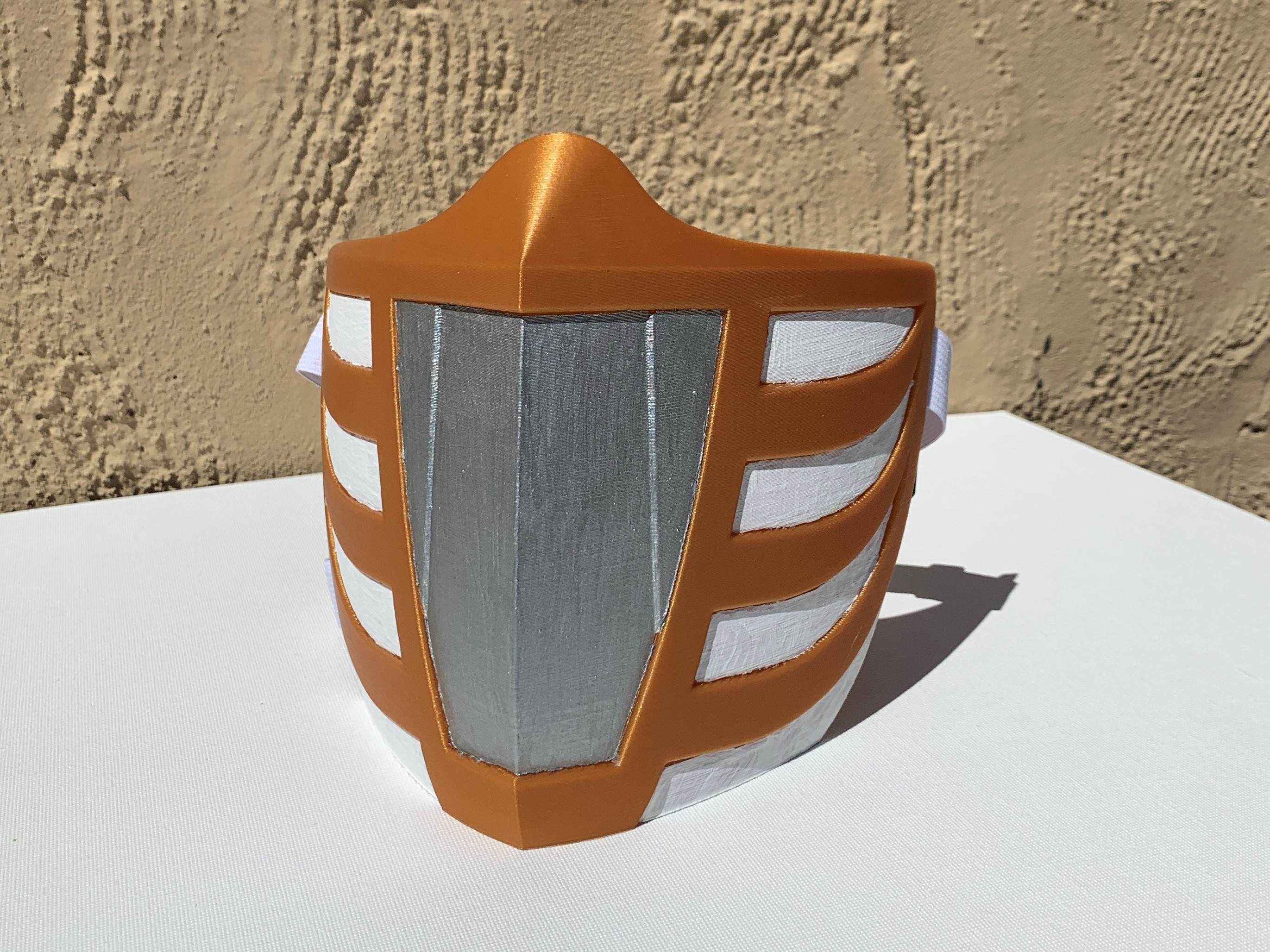 😷 White Ranger Face Mask・ STL File for ・Cults