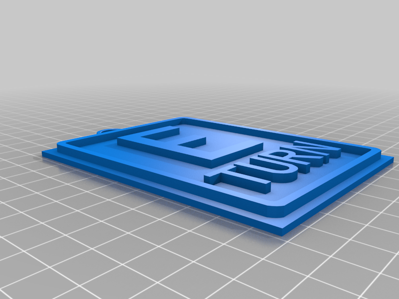 Archivo 3D gratuito Logotipo de E-Turn 🔑 ・Idea de impresión 3D para ...