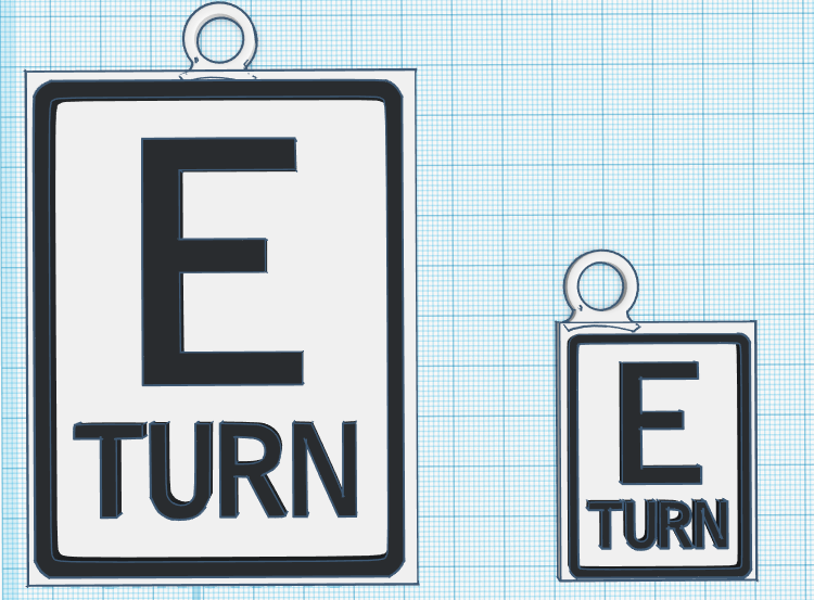 Archivo 3D gratuito Logotipo de E-Turn 🔑 ・Idea de impresión 3D para ...
