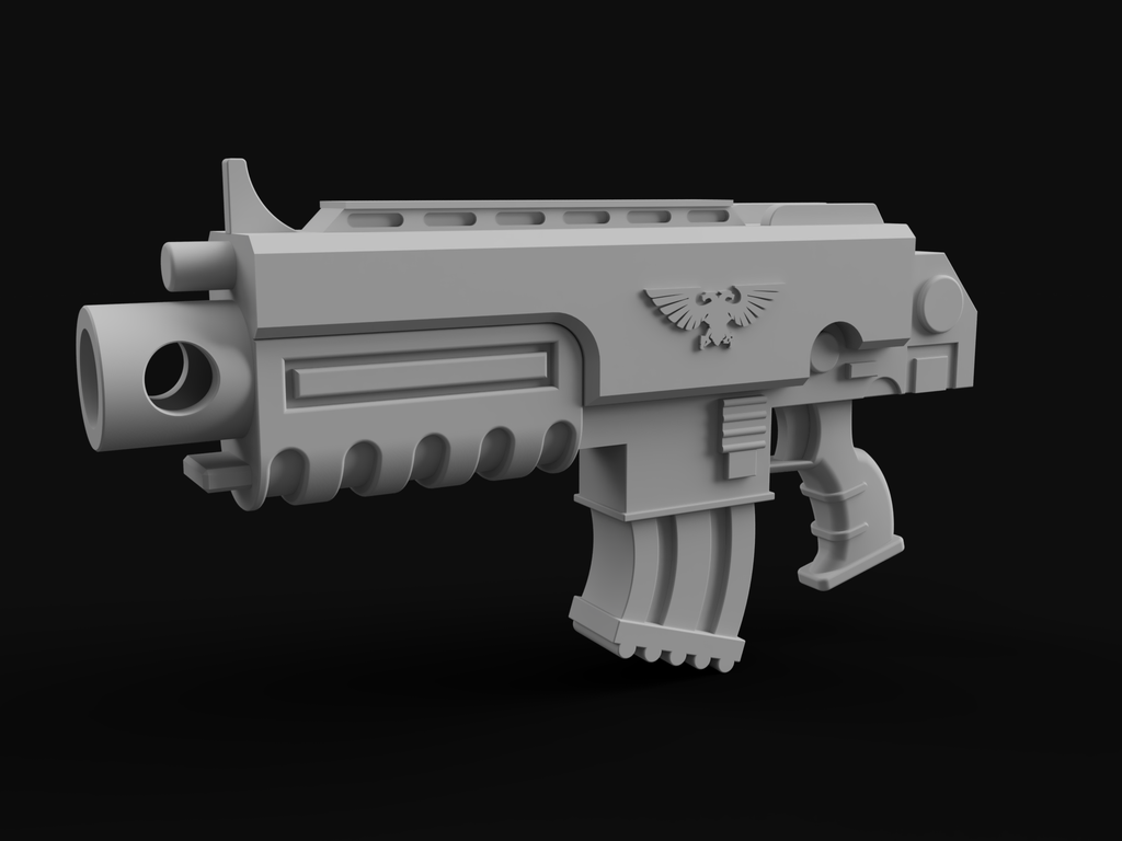 Archivo 3D gratis Warhammer 40K Bolter ⚔ ・Modelo para descargar y ...