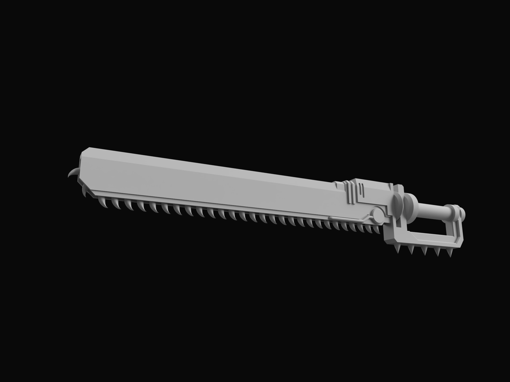 Free 3D file Warhammer 40k basic Chainsword ⚔ ・3D printer model to ...