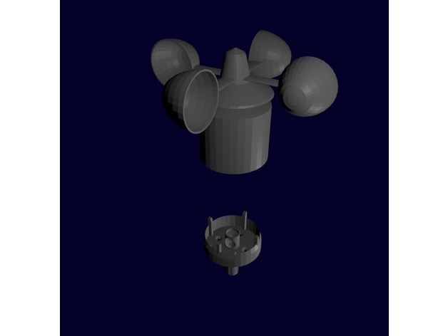 Free STL file Wind speed gauge - Anemometer 🌬️ ・3D print design to ...