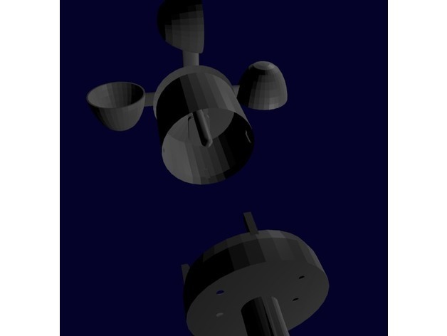 Free STL file Wind speed gauge - Anemometer 🌬️ ・3D print design to ...