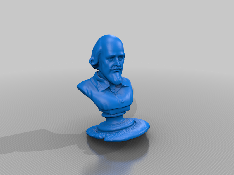 👤 Shakespeare Bust - Batman 1966 (From LiDAR Scan)・Free 3D File for ・Cults