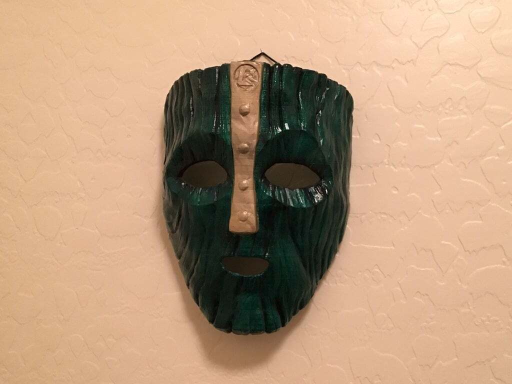 3D printed Loki mask from the movie "The Mask"・Cults