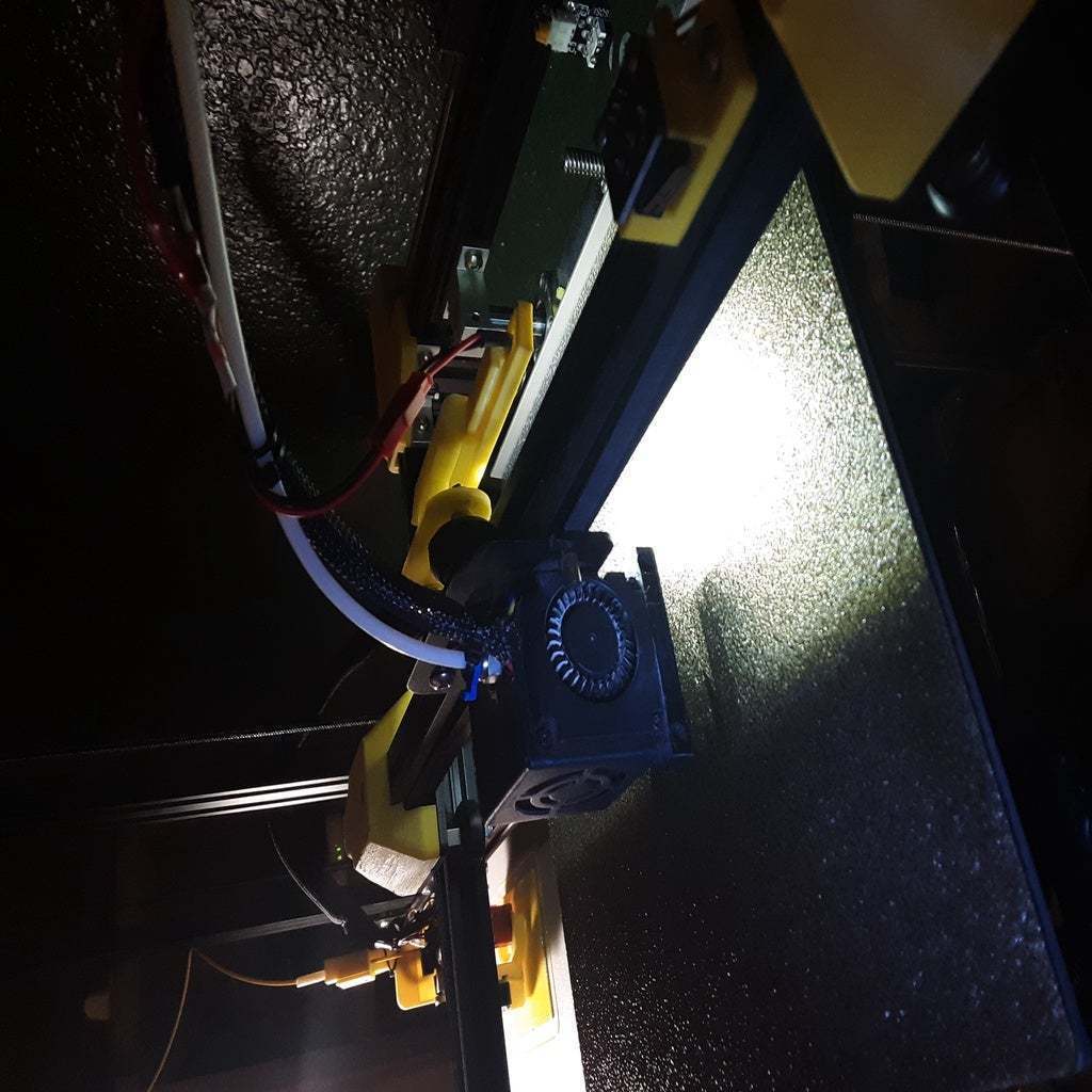 🥵 Ender 5 LED mount for hot end・Free STL File for ・Cults