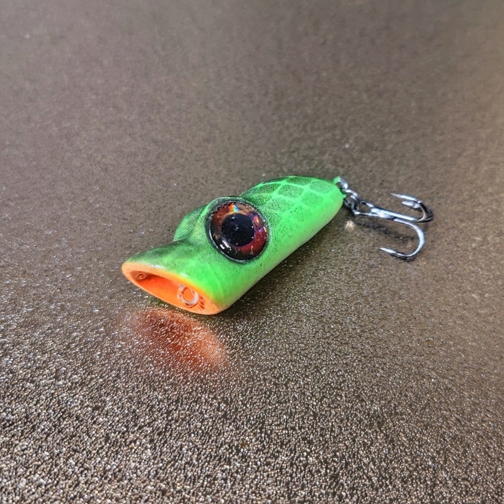 🎣 Micro popper fishing lure・Free 3D File for ・Cults