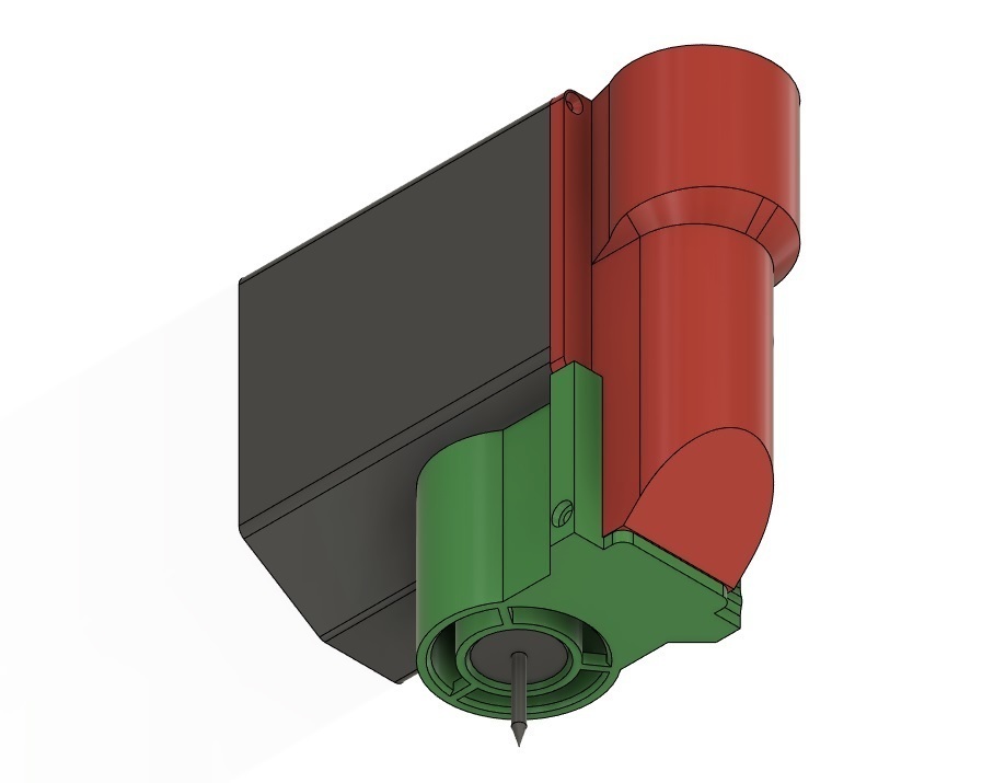 🌬️ Snapmaker 2.0 CNC vacuum dust shoe・Free STL File for ・Cults
