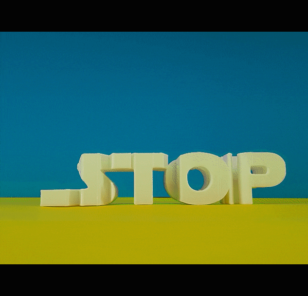 Free STL file Text Flip: STOP - WARS 🛑 ・3D printable object to download ...