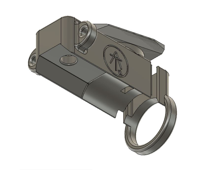🔫 WILCOX DOVETAIL PULSAR EDGE GS 1x20 ASSEMBLY・文件用于 STL 三维打印以及数控加工 - 激光 ...