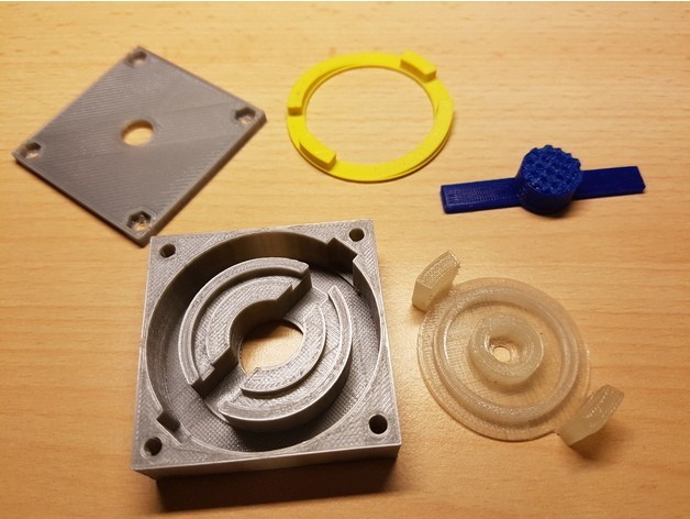 🔧 Quick release locking mechanism 1 spring・Free STL File for ・Cults