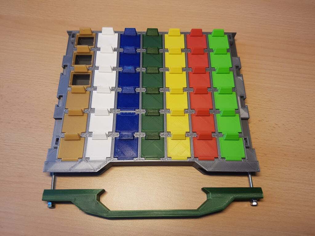 3D printable SMD SMT Multi Container 42 Boxes 25mm x 25mm・Cults