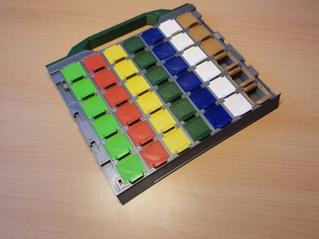 3D printable SMD SMT Multi Container 42 Boxes 25mm x 25mm・Cults