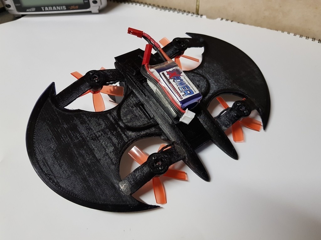 🦇 RC Bat Plane Quadcopter・Free STL File for ・Cults