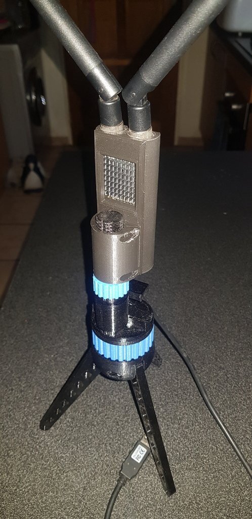 🔧 RFD900 Protector with Tripod Mount・Free STL File for ・Cults